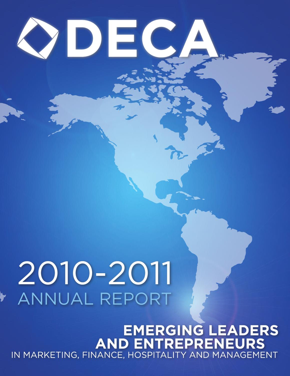 DECA Inc. Annual Report | 2010-2011 by DECA Inc. - Issuu