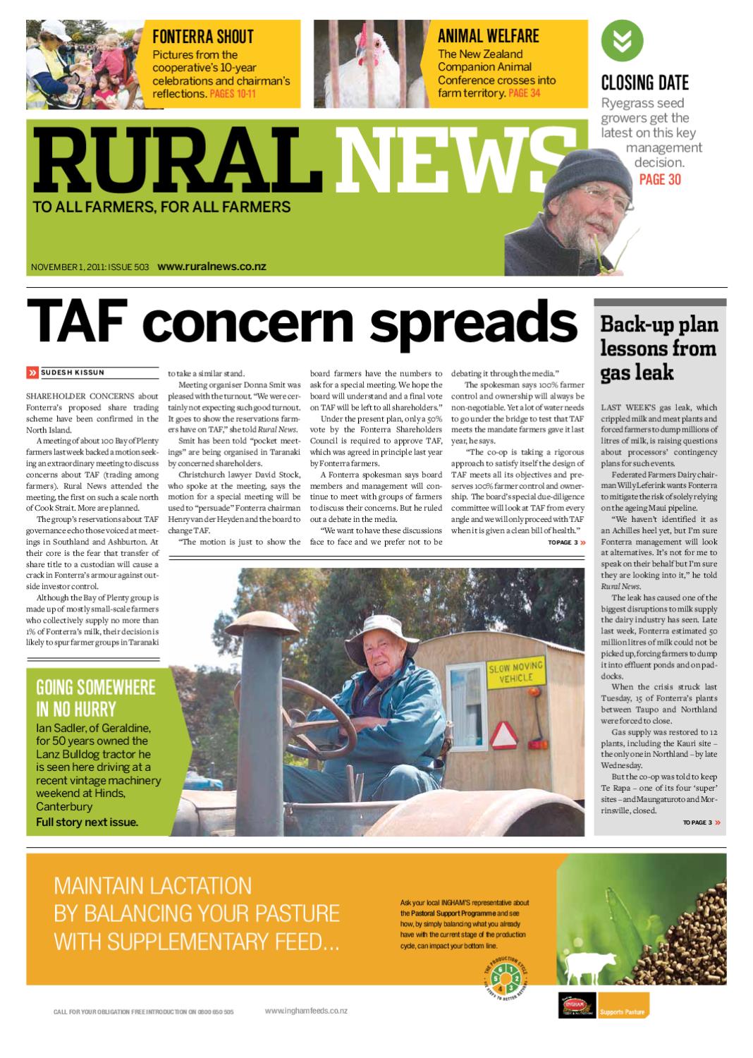 Rural News 503 2011 by Rural News Group - Issuu