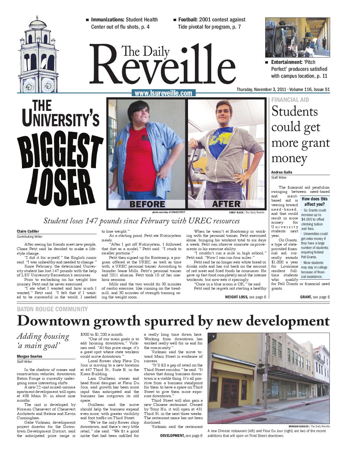 The Daily Reveille - Nov. 3, 2011 by Reveille - Issuu