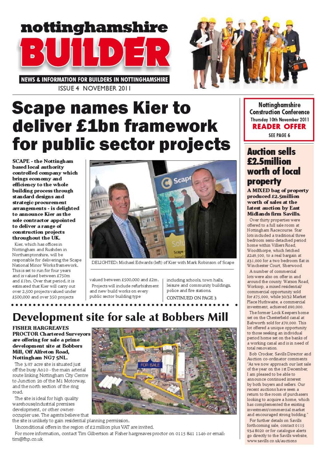 November 2011 Notts.Builder magazine by Michael Wilkinson - Issuu