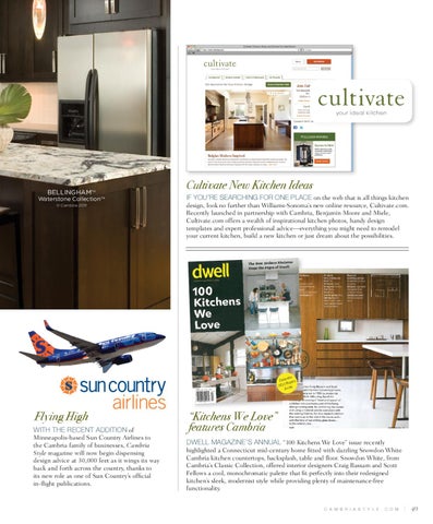 Cambria Style - Winter 2012 by Cambria Quartz Surfaces - Issuu