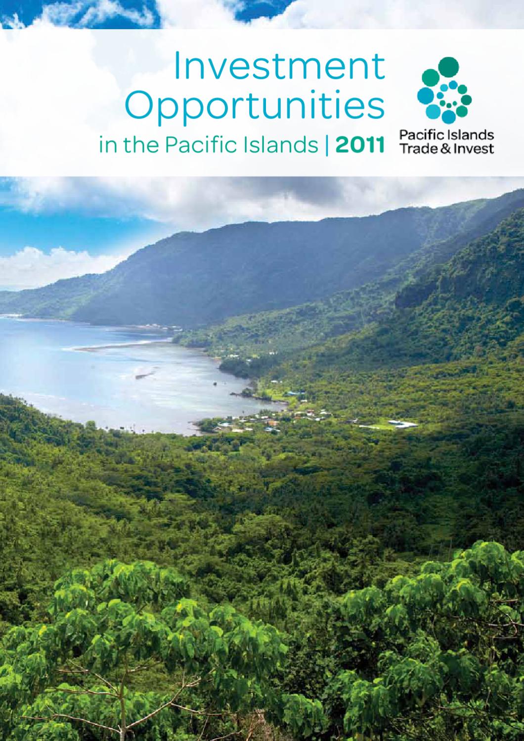Investment Opportunities in the Pacific Islands by Business Advantage ...
