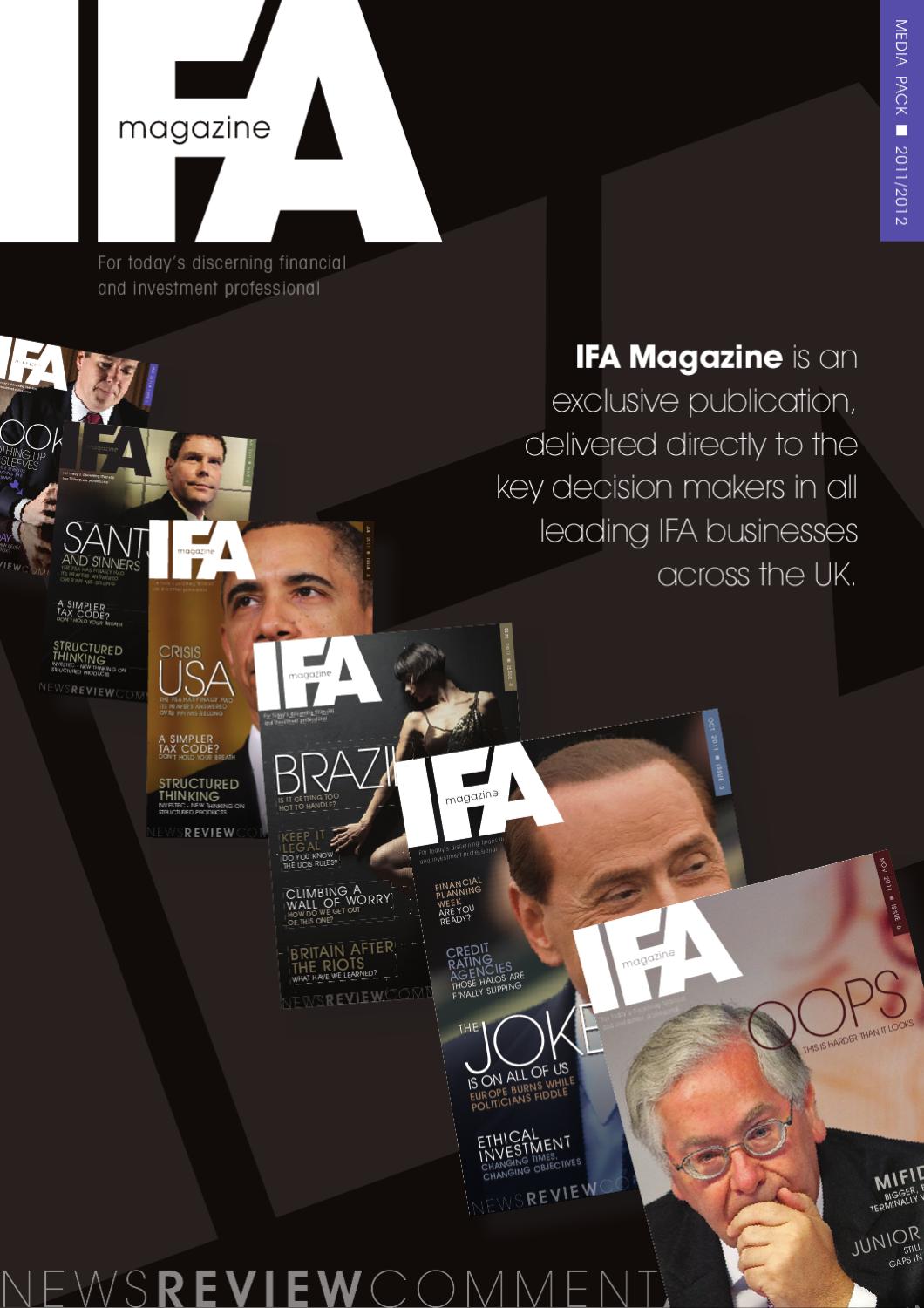IFA Magazine Media information 2012 by Alex Sullivan - Issuu