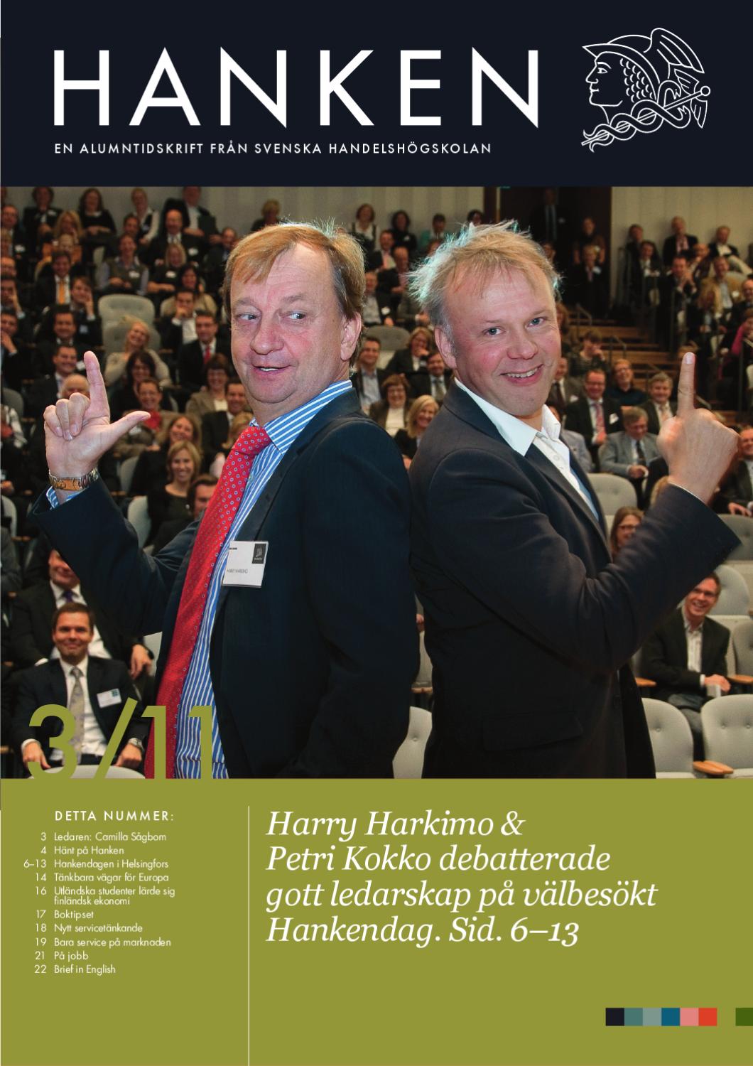 Hanken #3/2011 by Hanken School of Economics - Issuu