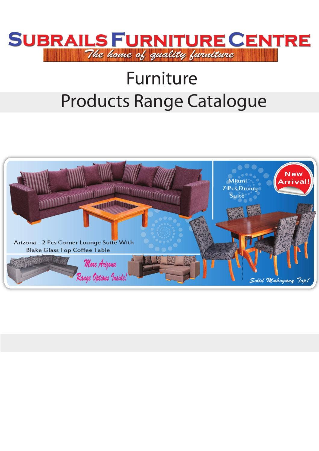 Subrails Furniture Centre Product Catalogue by Subrails Furniture ...