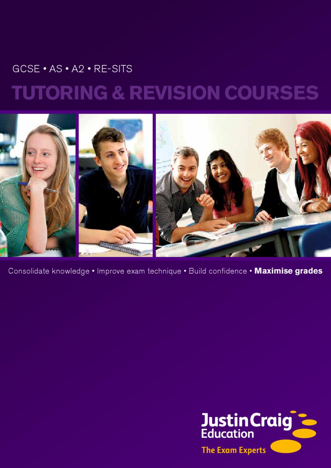 Justin Craig Tutoring & Revision Courses by Cleverbox UK Ltd - Issuu