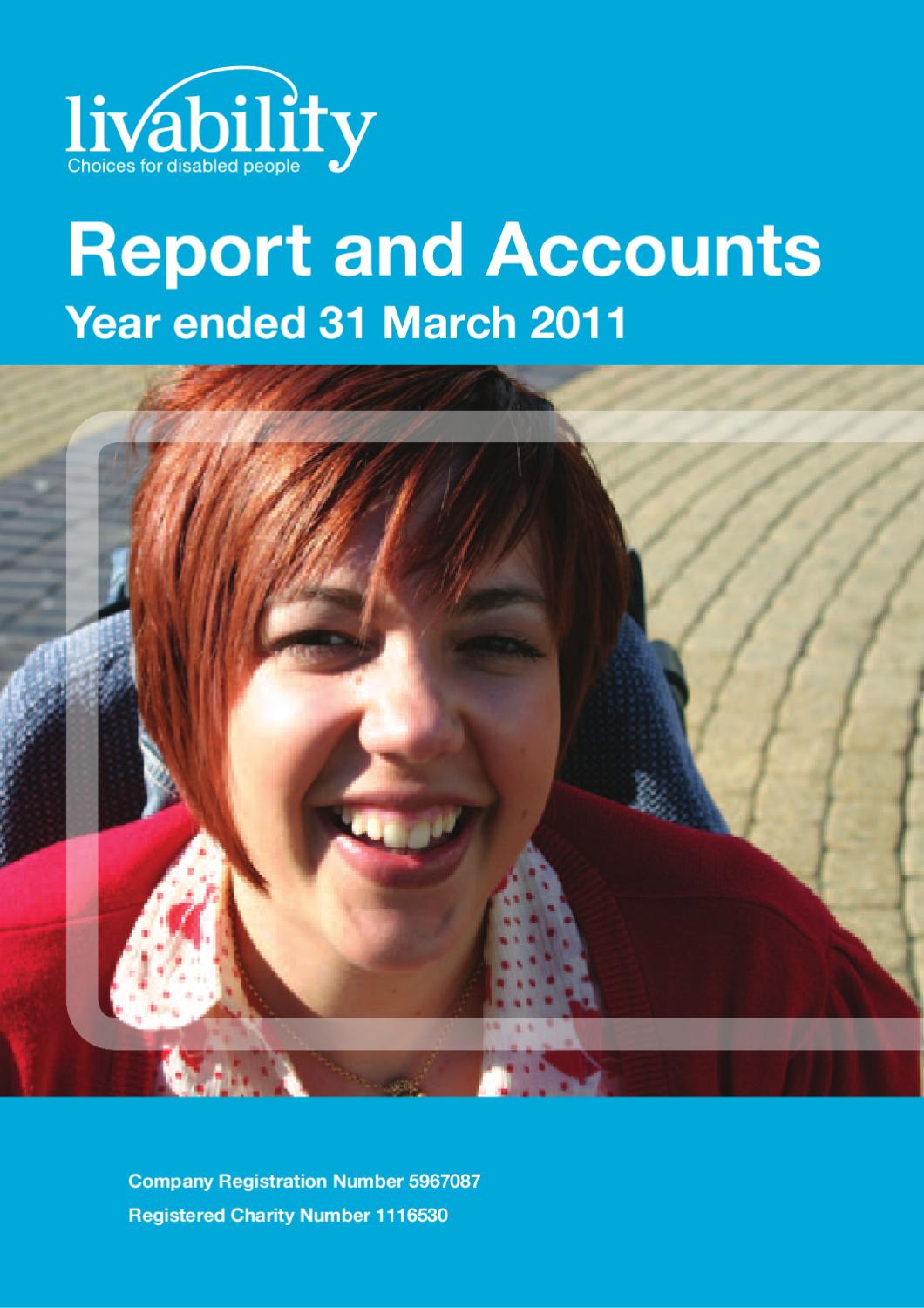 Livability Report & Accounts 2011 by Livability UK - Issuu