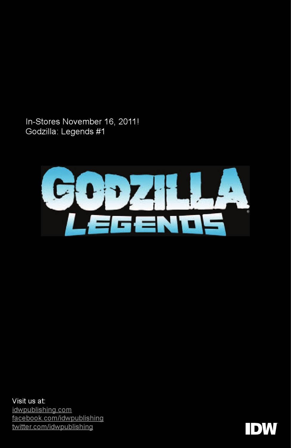 Godzilla Legends #1 (of 5) by IDW Publishing - Issuu