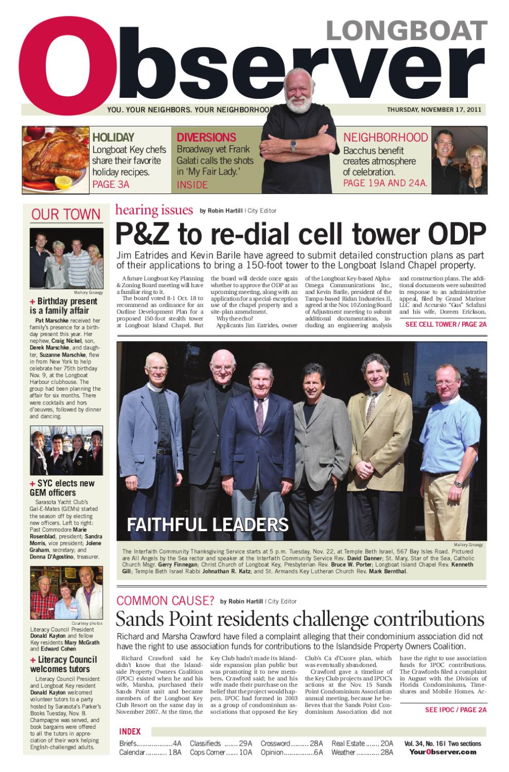 Longboat Observer 11.17.11 by The Observer Group Inc. - Issuu