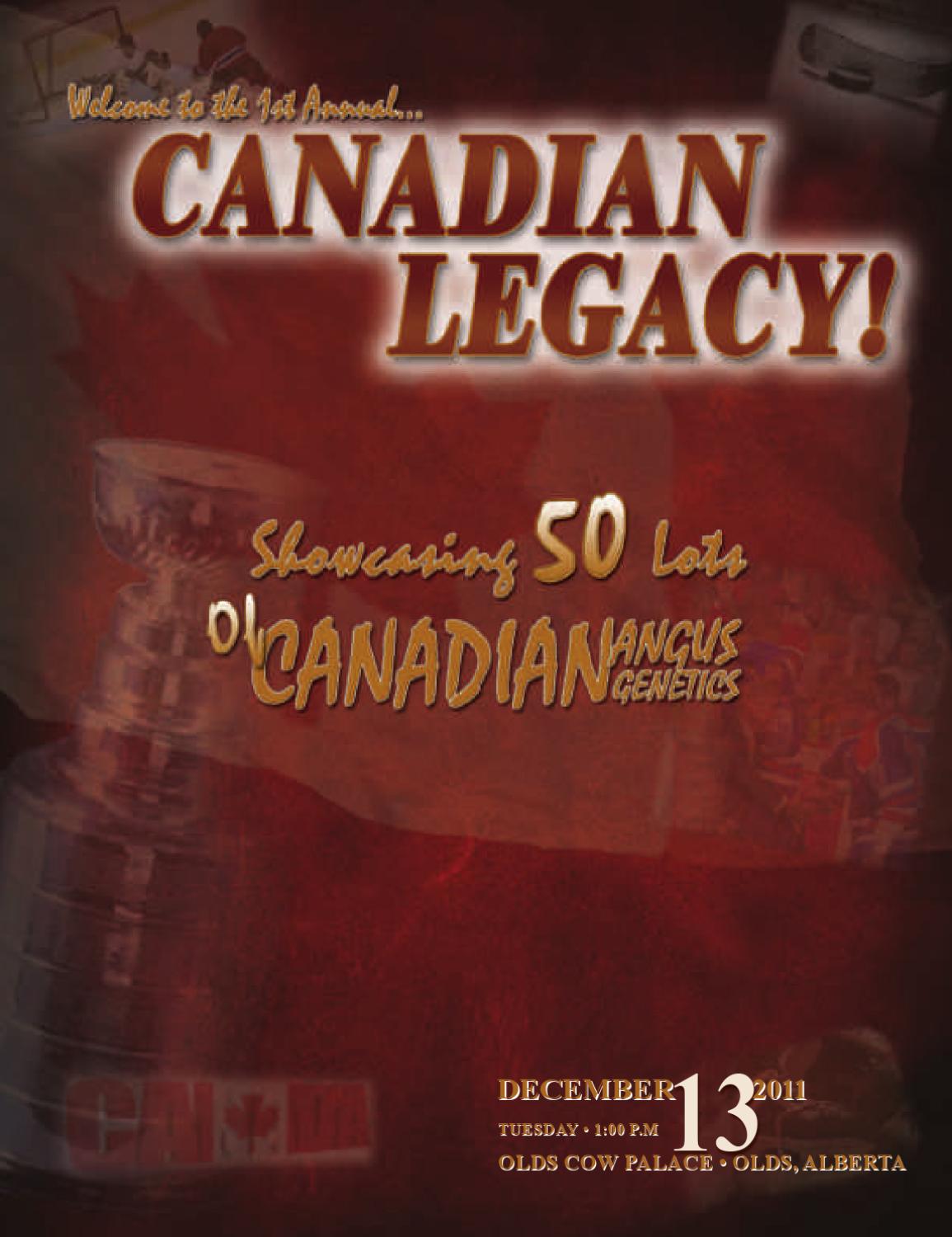 Canadian Legacy Angus Sale 2011 by Everything Angus - Issuu