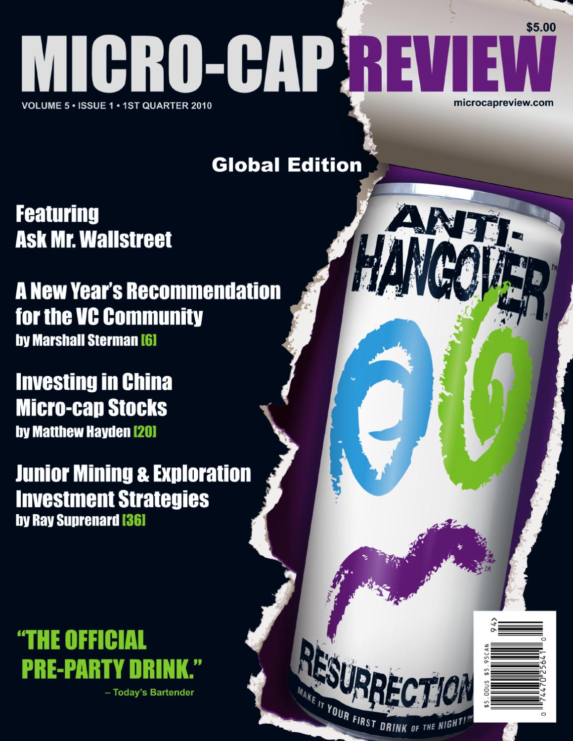 Micro-Cap Review Winter 2010 by Planet MicroCap Review Magazine - Issuu