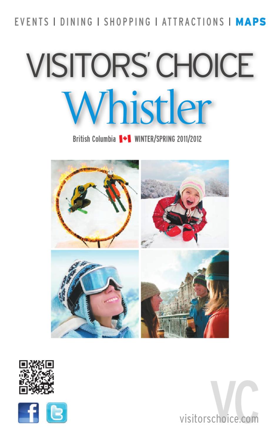 Visitor's Choice Whistler Winter 2011 by GLACIER MEDIA DIGITAL LIMITED ...