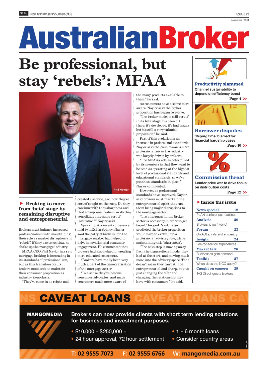 Australian Broker magazine Issue 8.22 by Key Media - Issuu