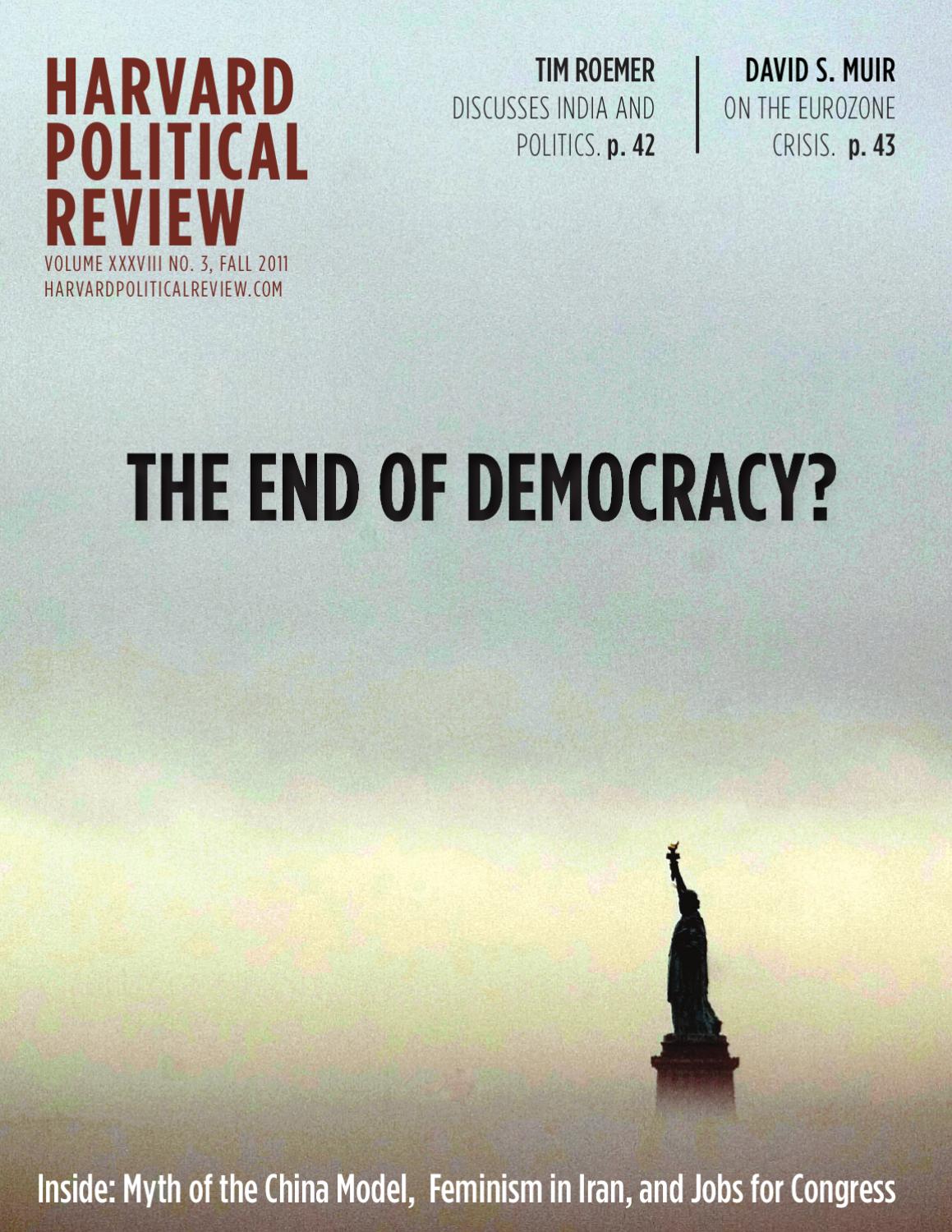 Fall 2011 by The Harvard Political Review - Issuu