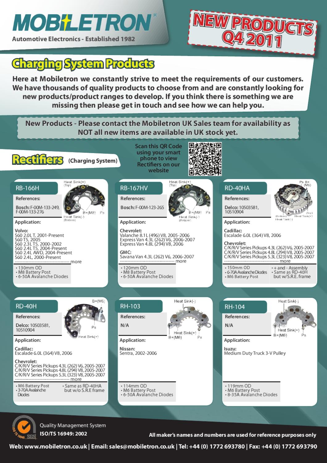 Rotating / Charging System - New Products - Q4 by Mobiletron UK - Issuu