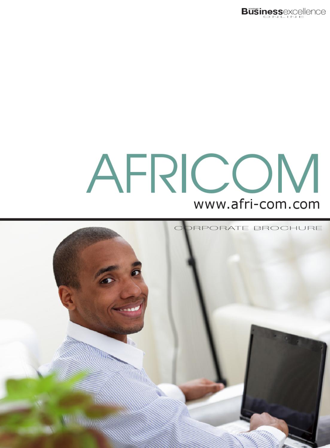 Africom - Corporate Brochure by Business Excellence Magazine - Issuu