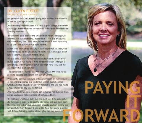 Philanthropy | Fall 2011 by University of Mary Hardin-Baylor - Issuu
