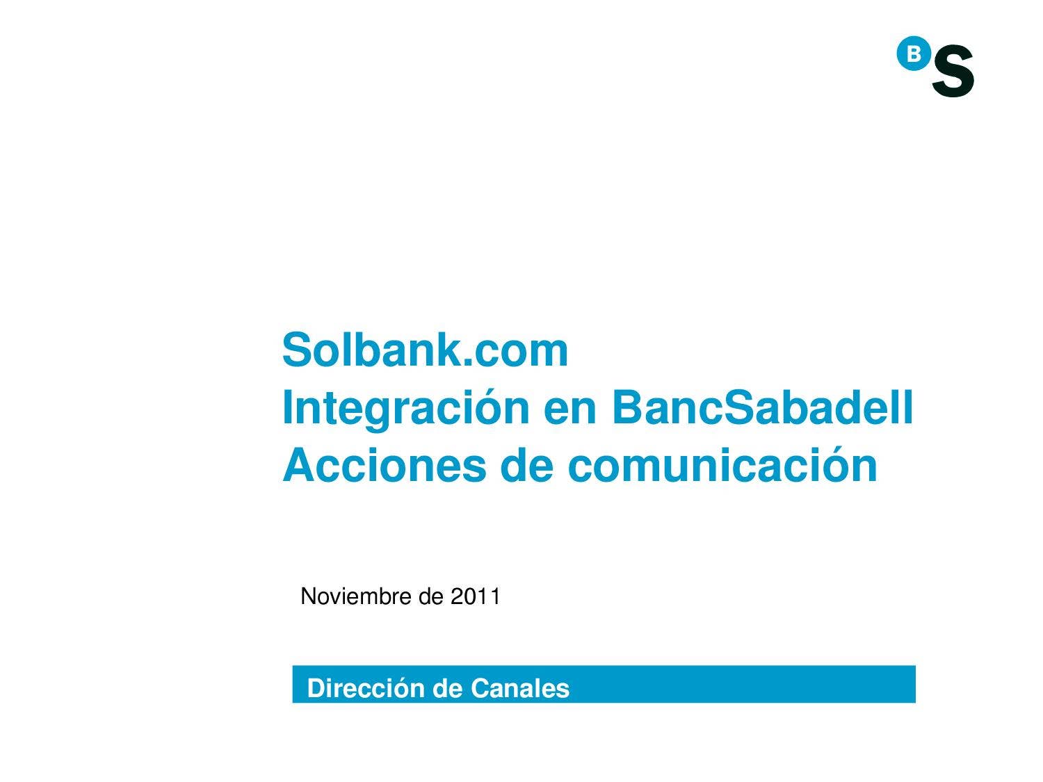 Ayuda clientes Solbank by Banco Sabadell - Issuu