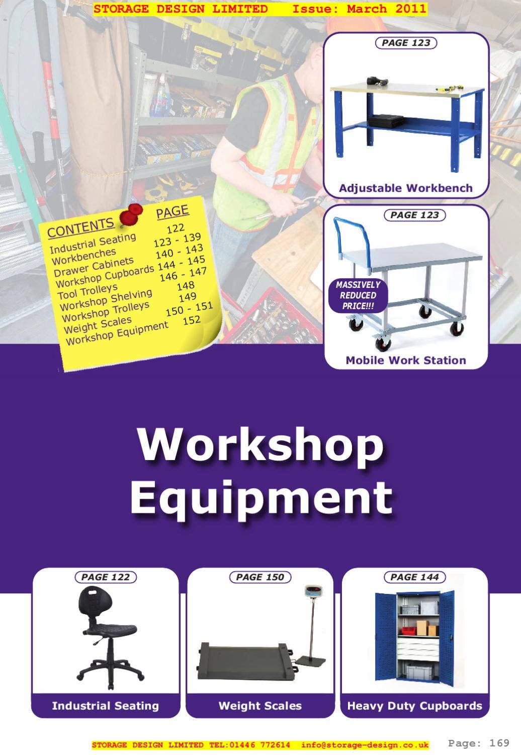 Group 2011 4 Workshop Equipment by Storage Design Limited - Issuu