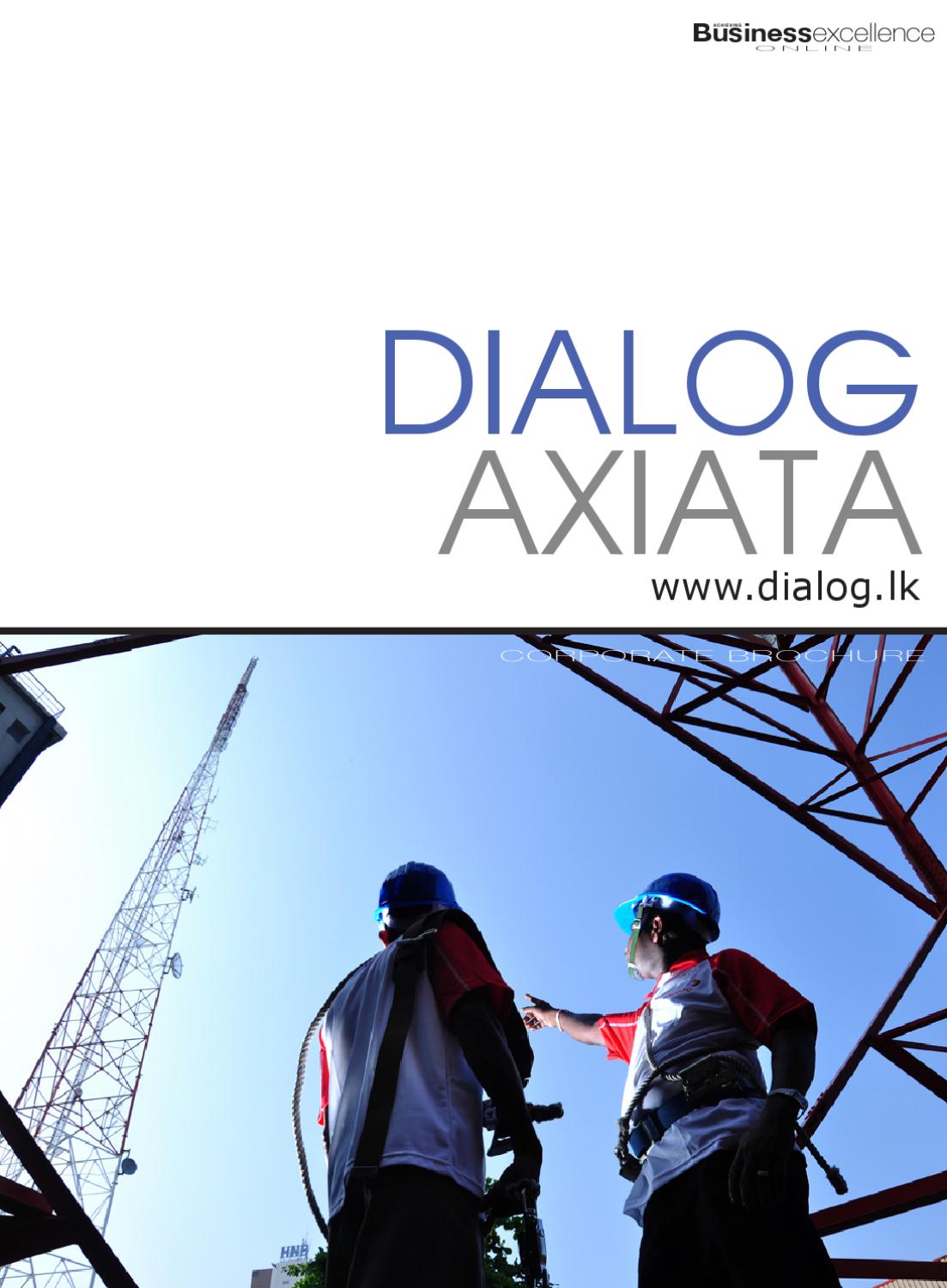 Dialog Axiata - Corporate Brochure by Business Excellence Magazine - Issuu