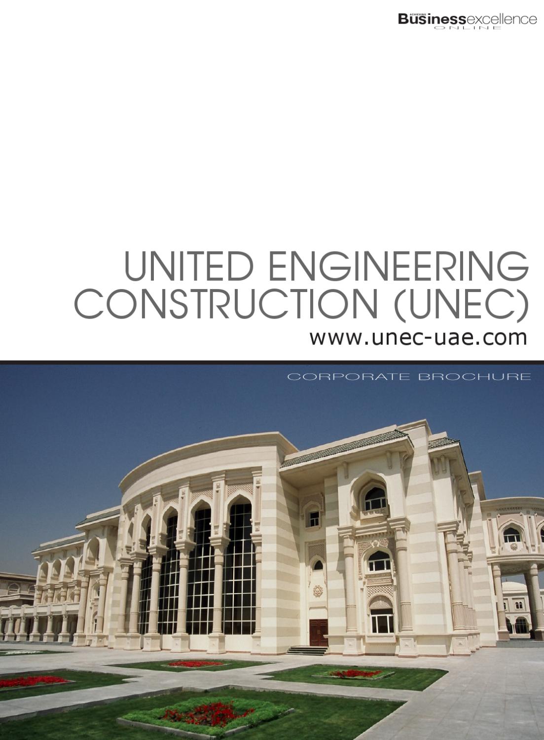 United Engineering Construction (UNEC) - Corporate Brochure by Business ...