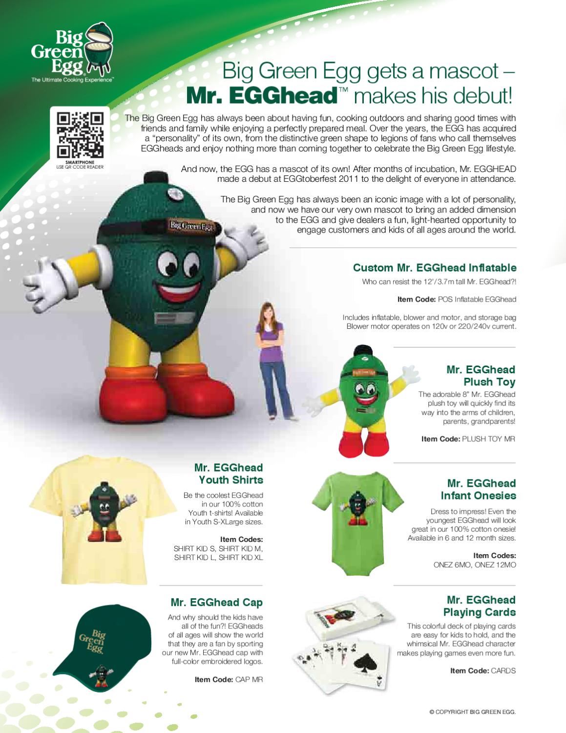 Big Green Egg Mr. EGGhead by Big Green Egg - Issuu