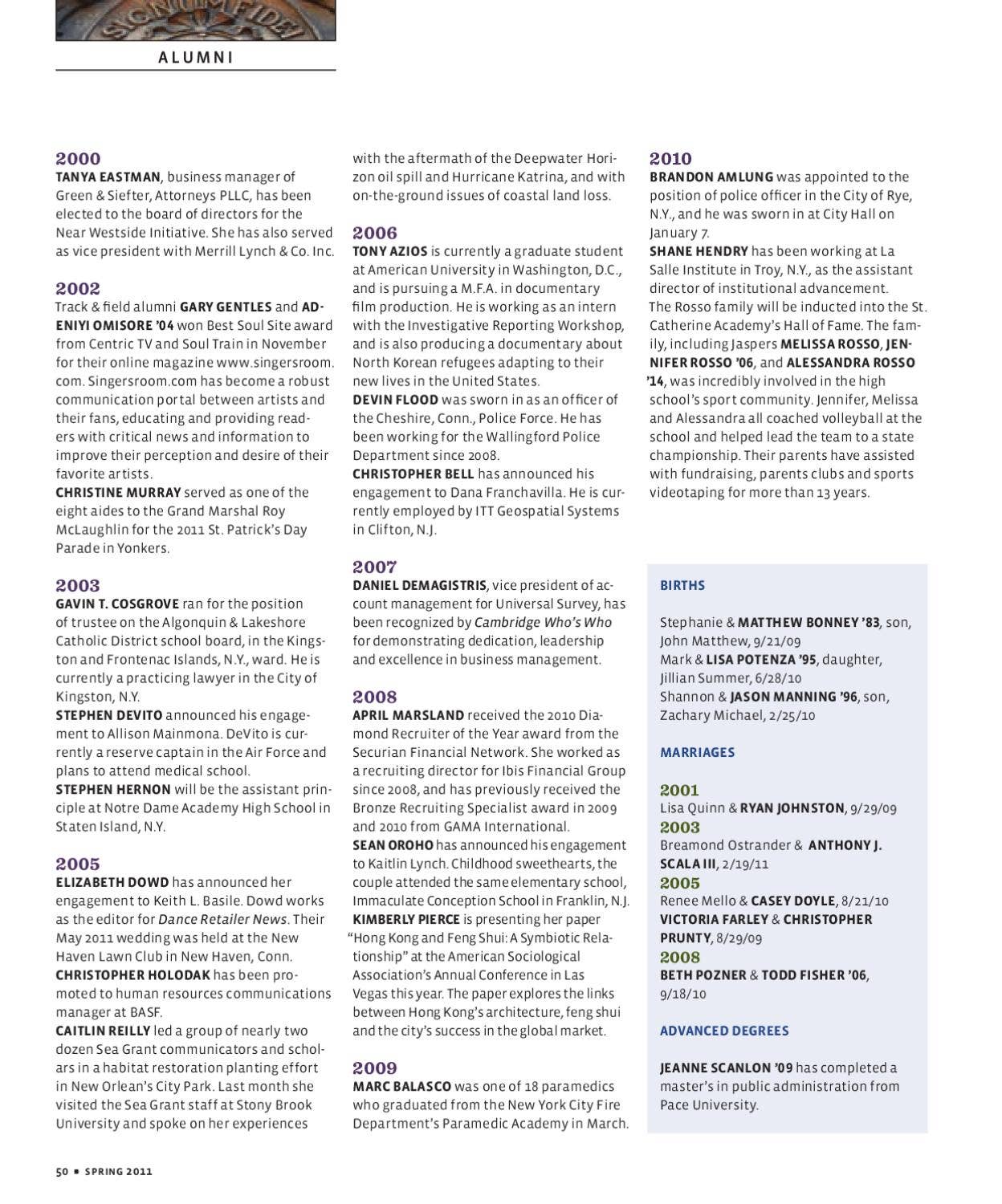 Manhattan Magazine Spring 2011 by Manhattan College - Issuu