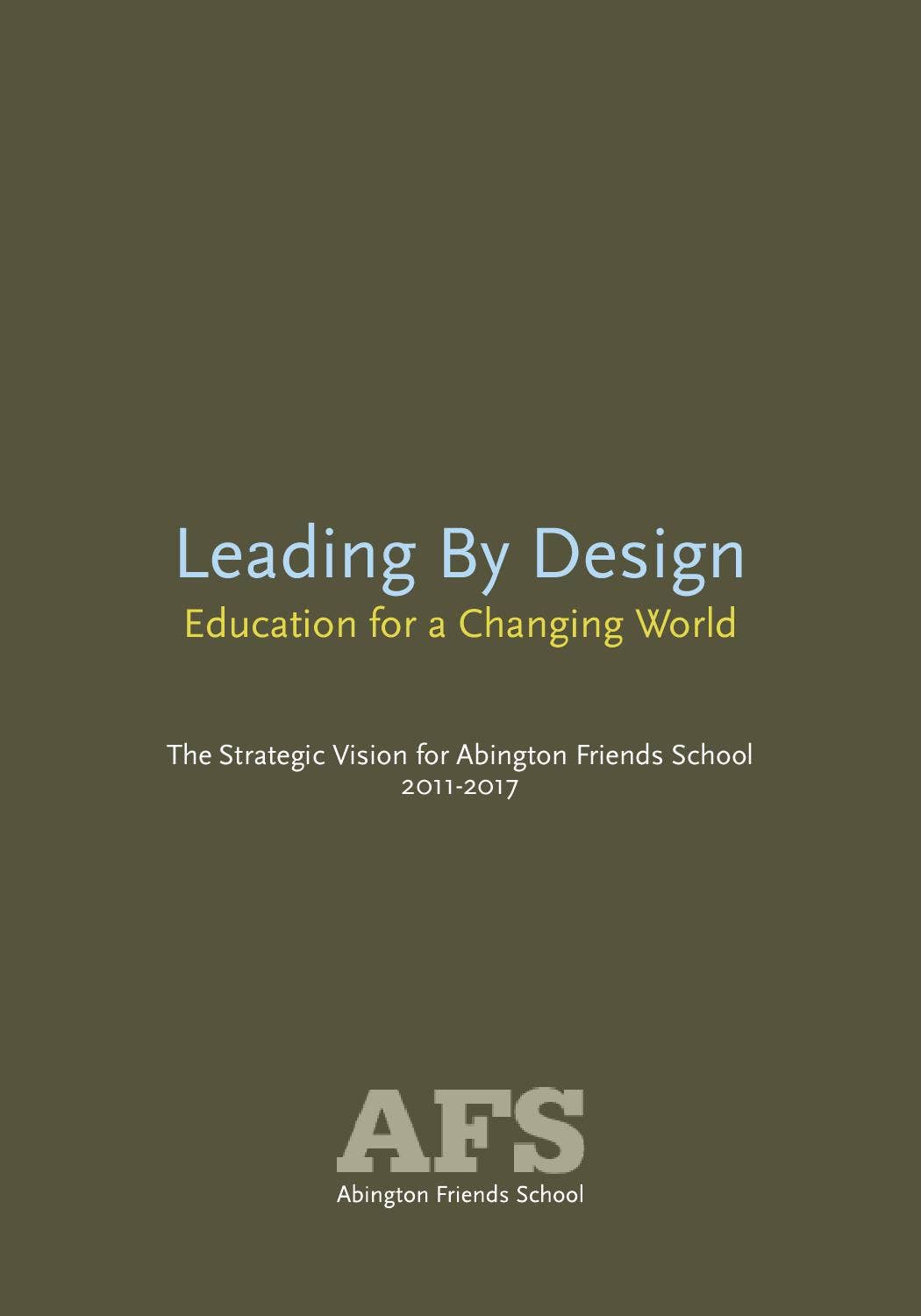 Strategic Vision for AFS by Abington Friends School - Issuu