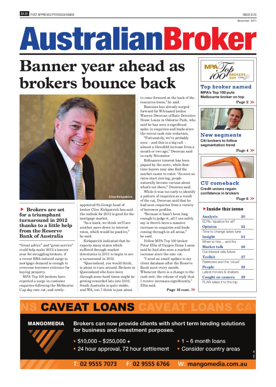 Australian Broker magazine Issue 8.23 by Key Media - Issuu