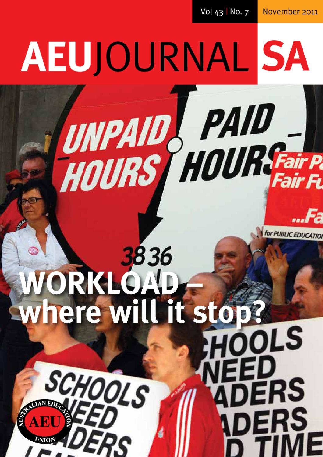 AEU Journal Vol 43 No. 7 by Australian Education Union (SA Branch) - Issuu