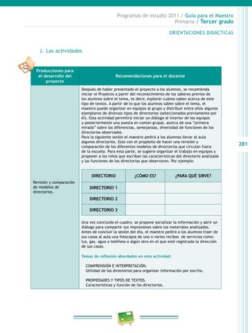 Guía para el Maestro. Educación Básica. Primaria. Tercer grado. by ...