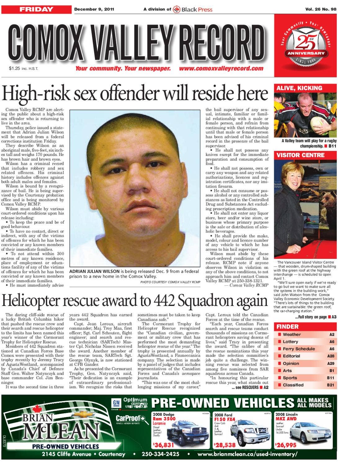 Fri December 9, 2011 Comox Valley Record by Comox Valley Record ...