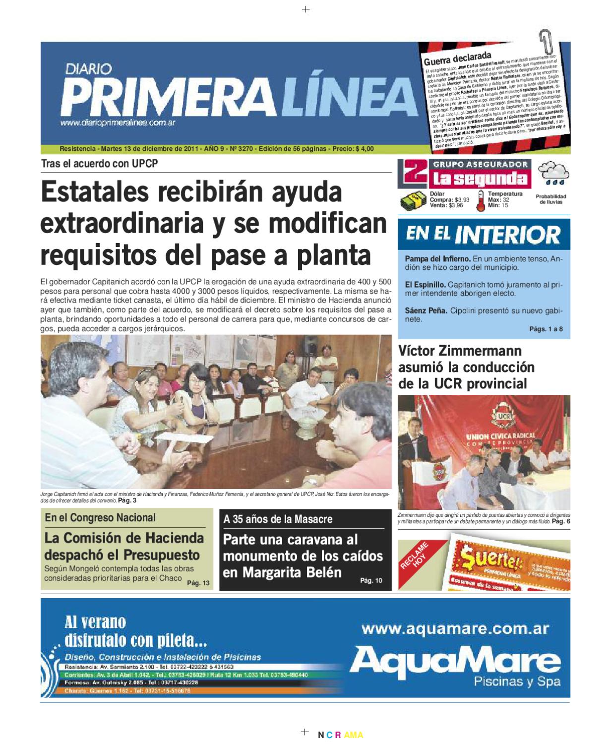 Primera Linea 3270 13-12-11 by Diario Primera Linea - Issuu