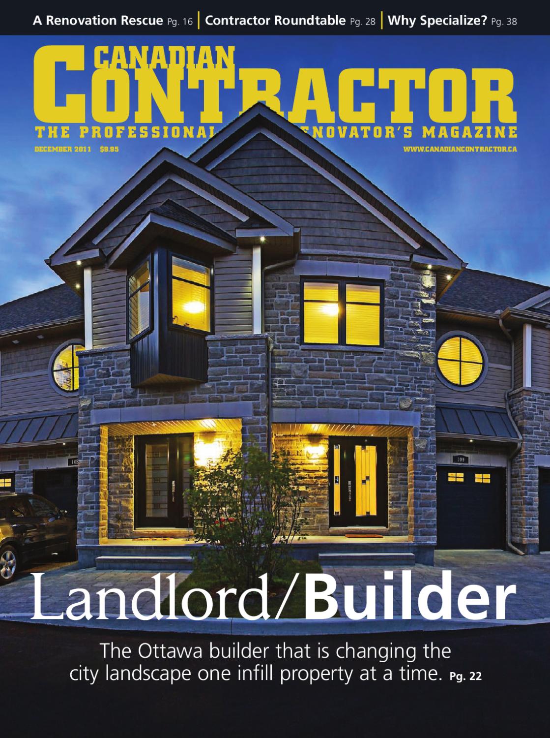 Canadian Contractor December 2011 by Annex Business Media - Issuu
