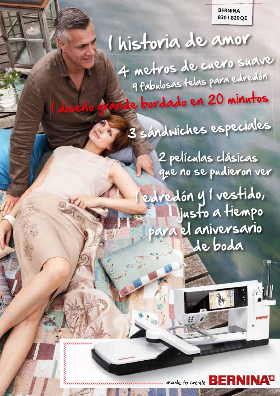 BERNINA 830 & 820 brochure Spanish by Bernina International AG - Issuu