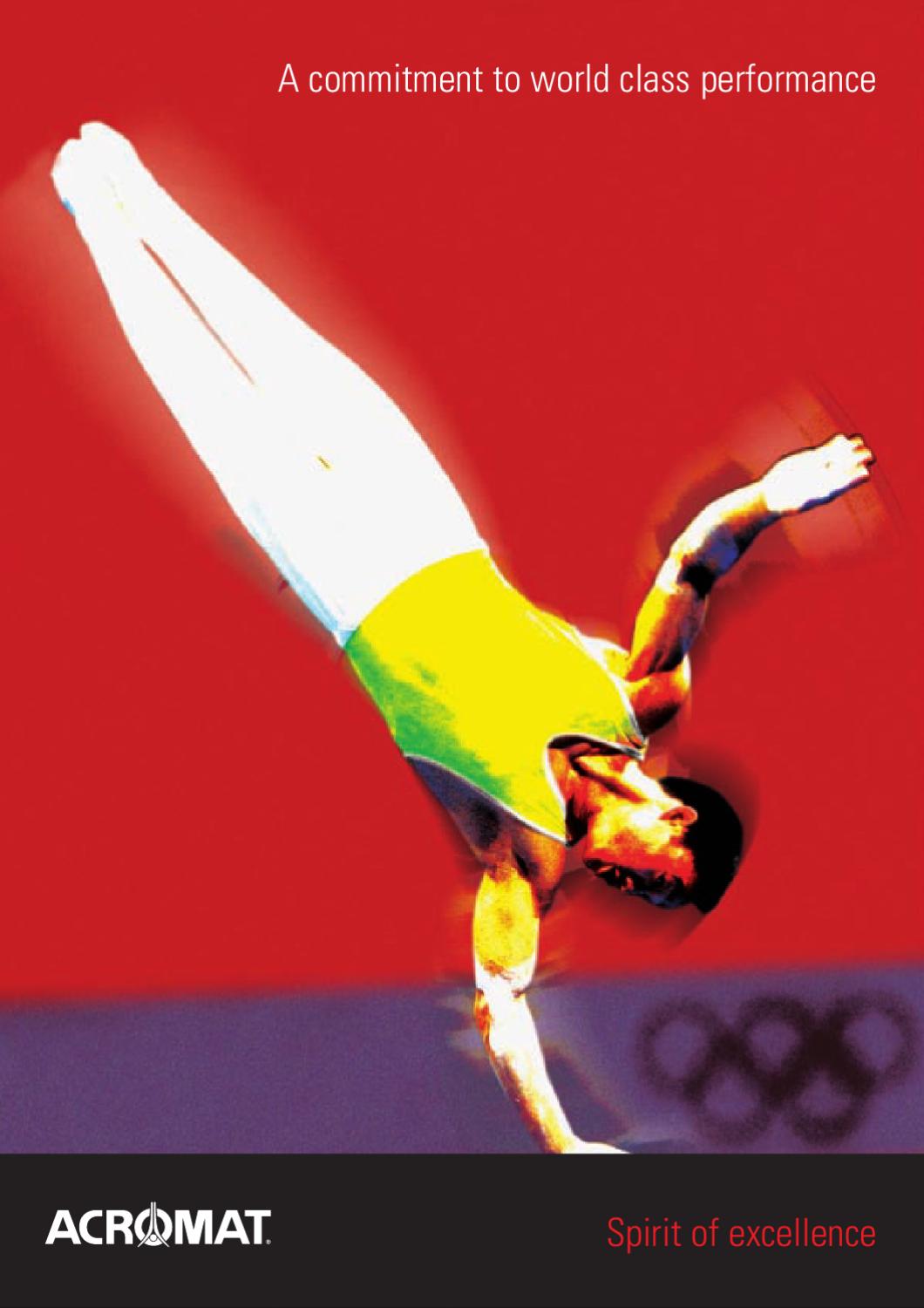Acromat: Gymnastics and Sporting Equipment Catalogue by cmo Trading Pty ...
