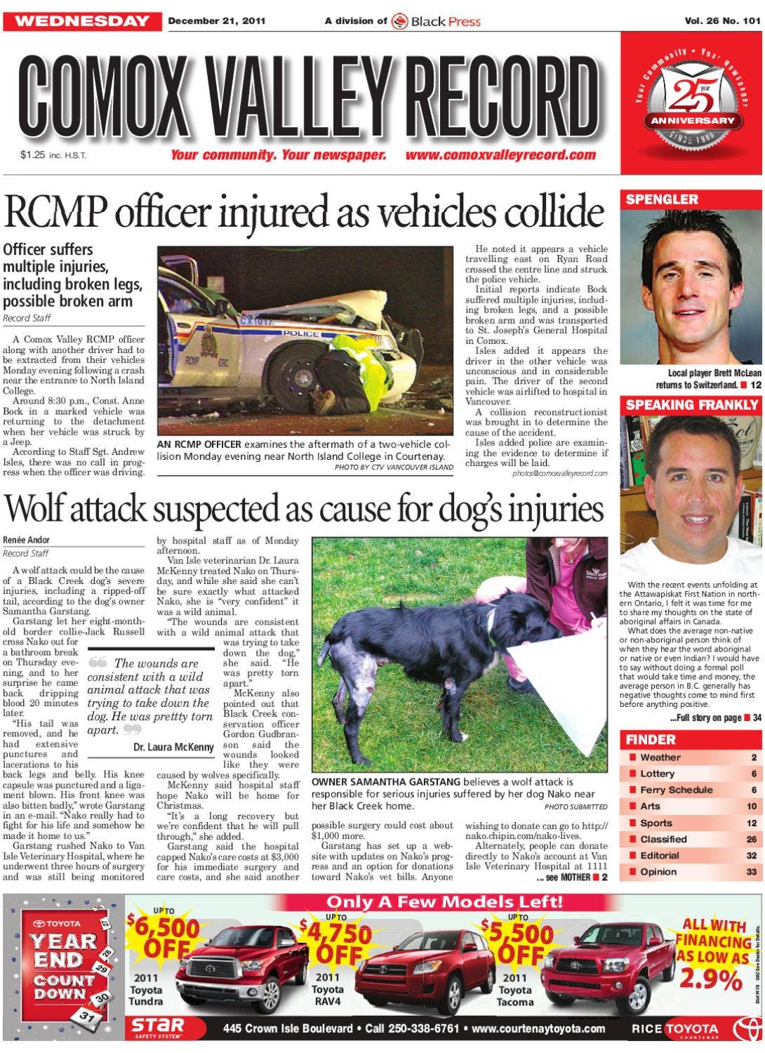 Wed December 21, 2011 by Comox Valley Record Newspaper - Issuu