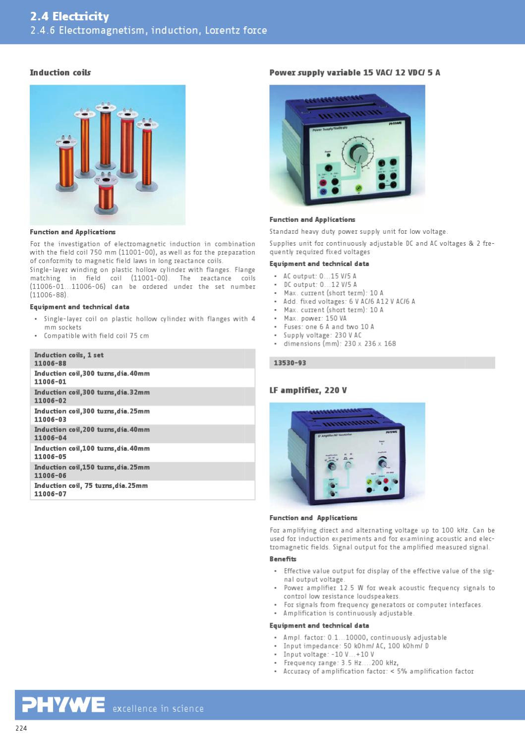 EN PHYWE Catalogue Physics by PHYWE Systeme GmbH & Co KG - Issuu