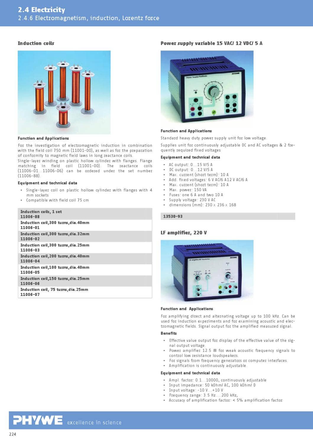 EN PHYWE Catalogue Physics by PHYWE Systeme GmbH & Co KG - Issuu