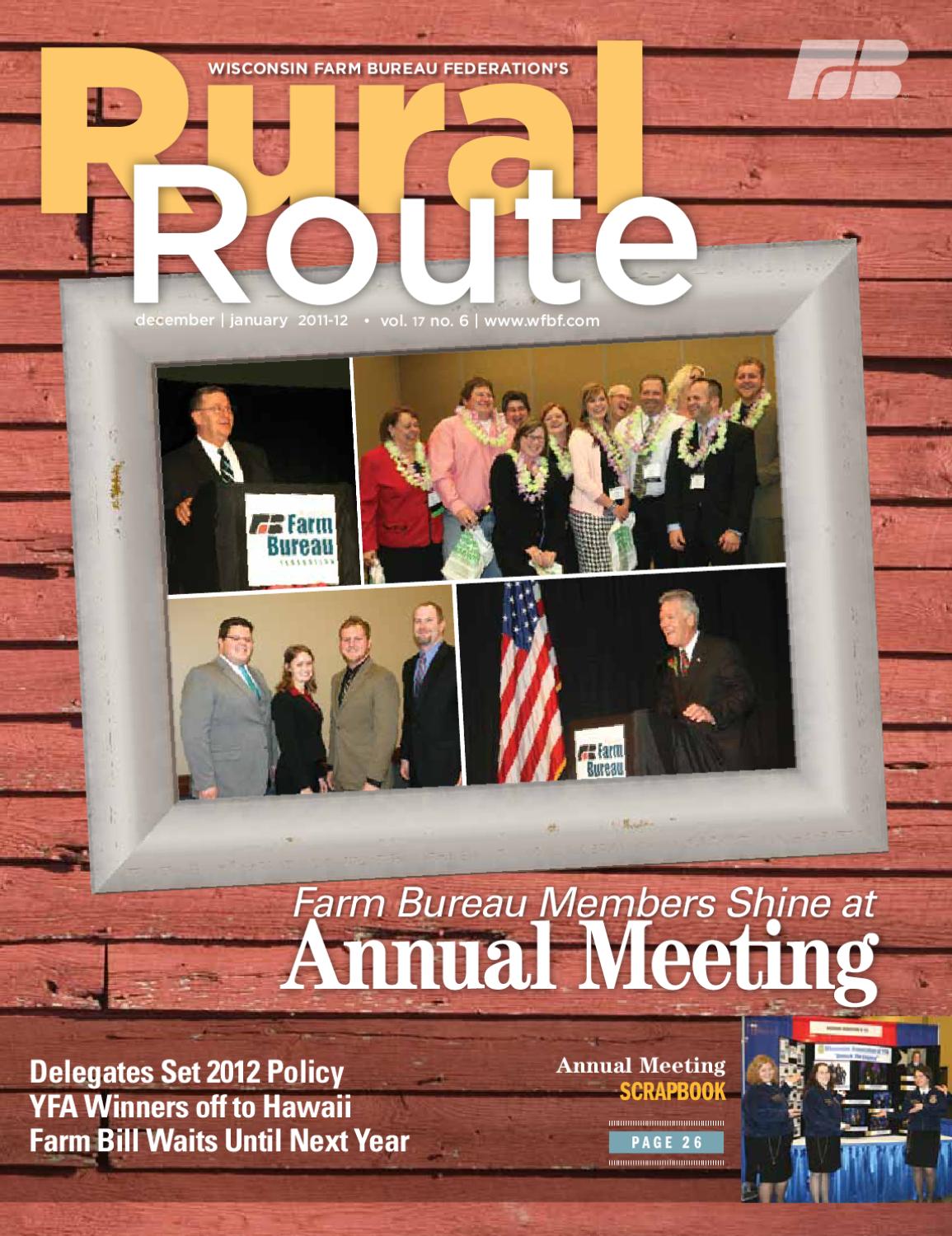 Rural Route by Wisconsin Farm Bureau Federation - Issuu