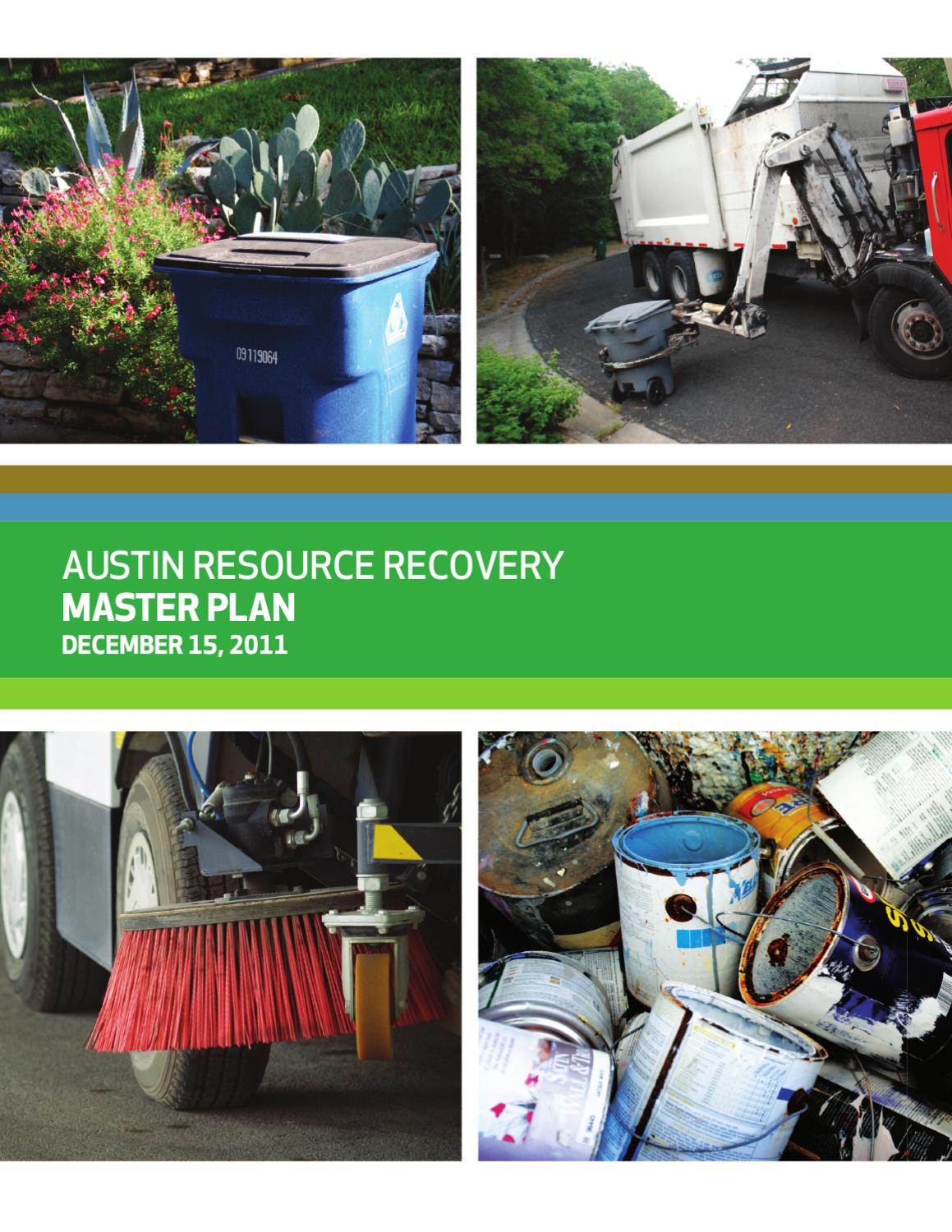 Austin Resource Recovery Master Plan by Austin Recycles - Issuu