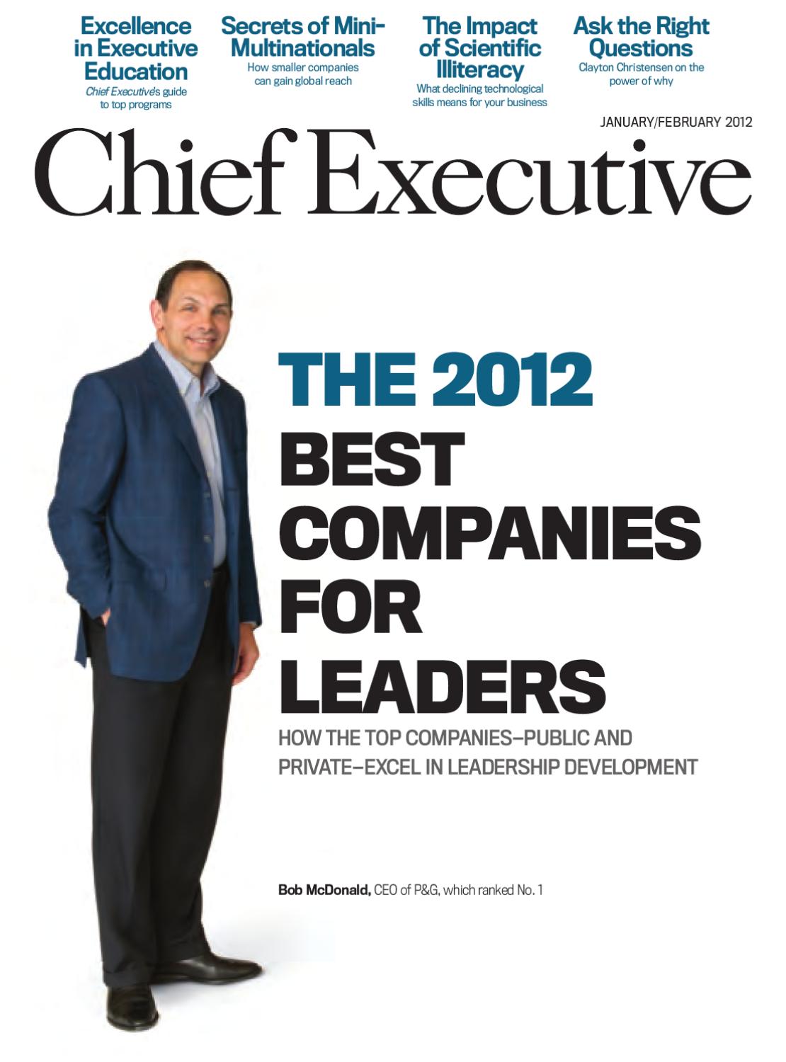 Jan - Feb 2012 issue by Chief Executive Group - Issuu