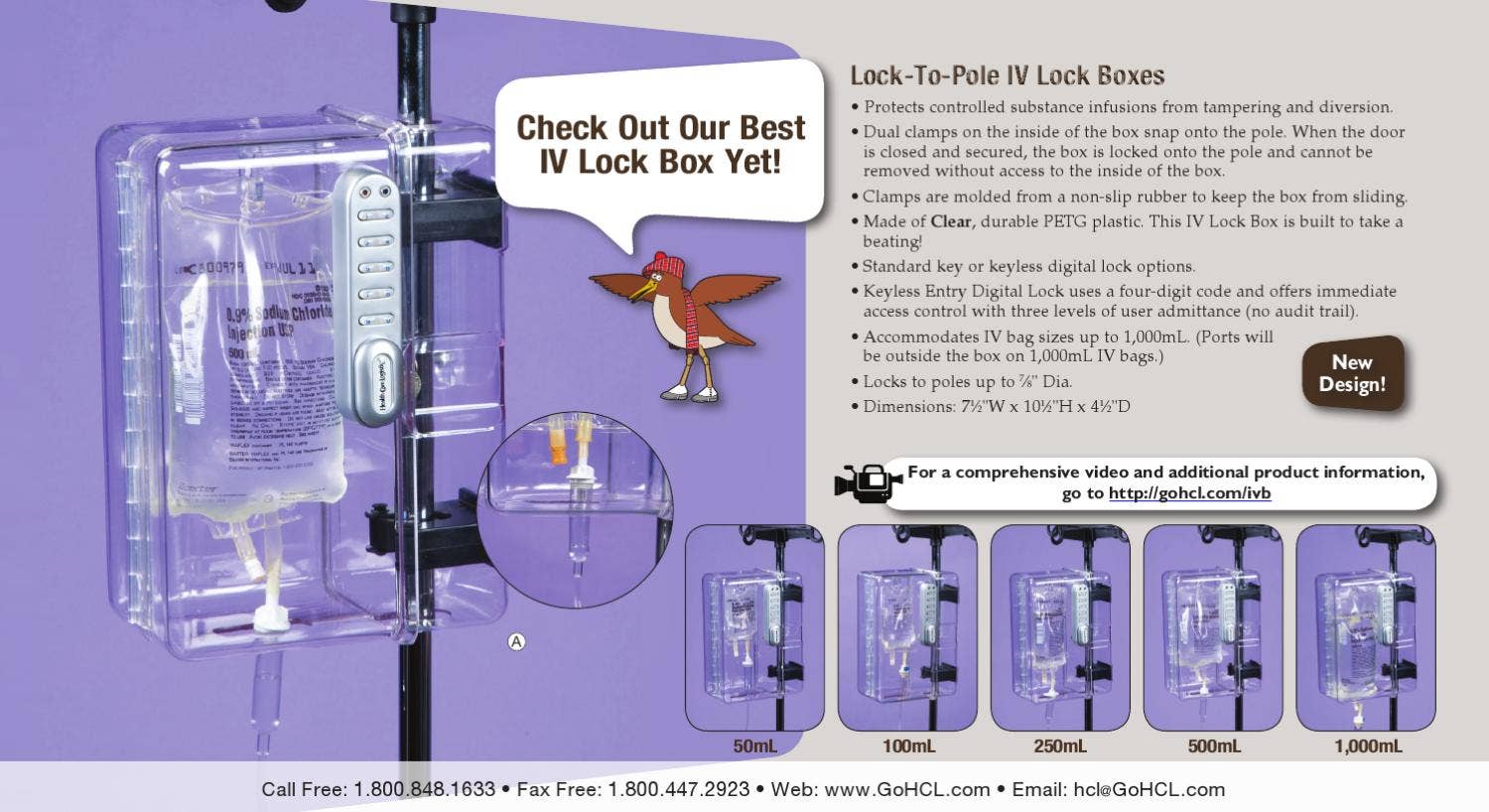 Lock-to-Pole IV Lock Box by Health Care Logistics - Issuu