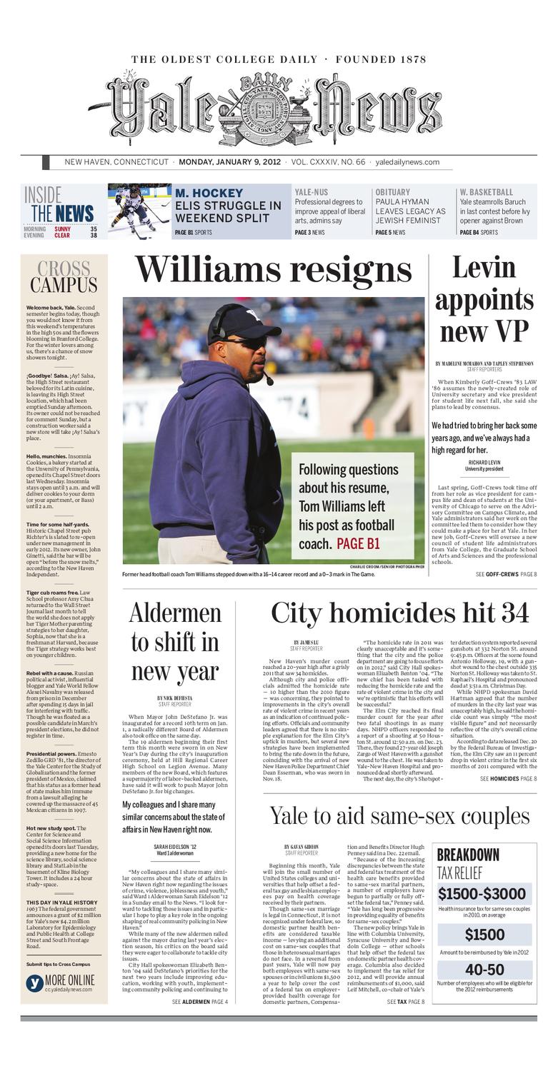 Yale Daily News by Yale Daily News - Issuu