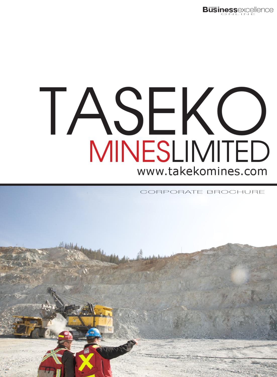 Taseko Mines by Business Excellence Magazine - Issuu