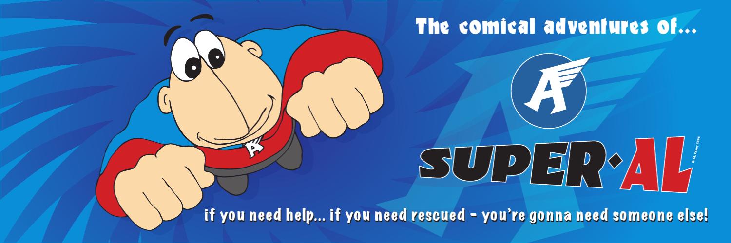 Super-AL small wide comic book 1 by Martin Kenny Design & Illustration ...