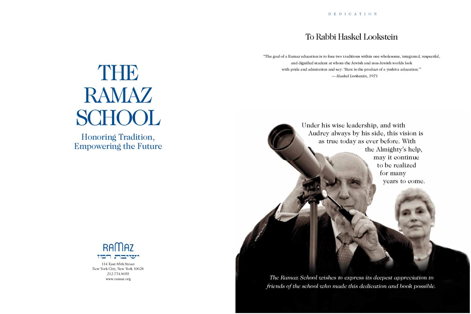 The Ramaz School (Sample) by Ramaz School - Issuu