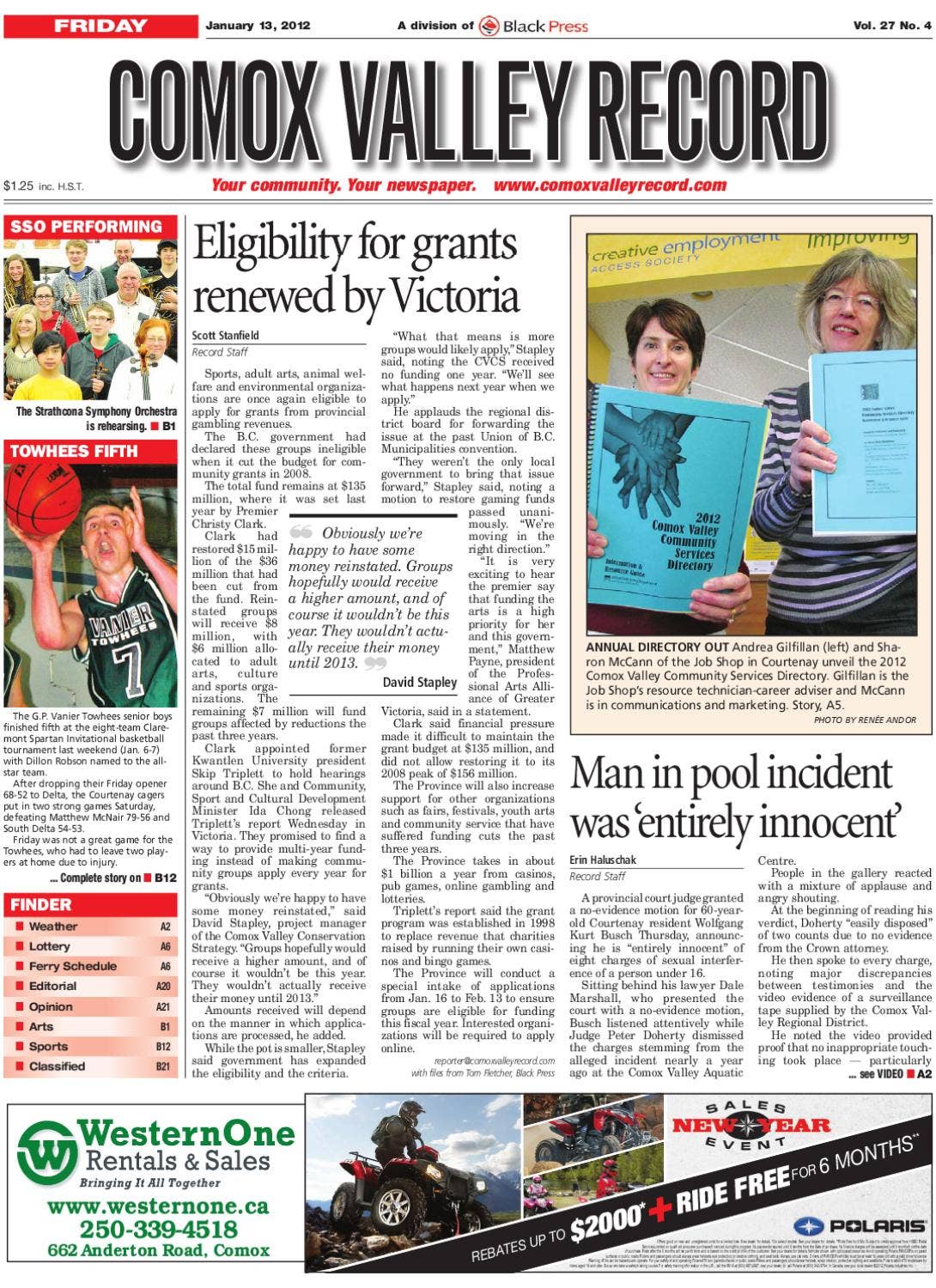 Fri January 13, 2012 Comox Valley Record by Comox Valley Record ...