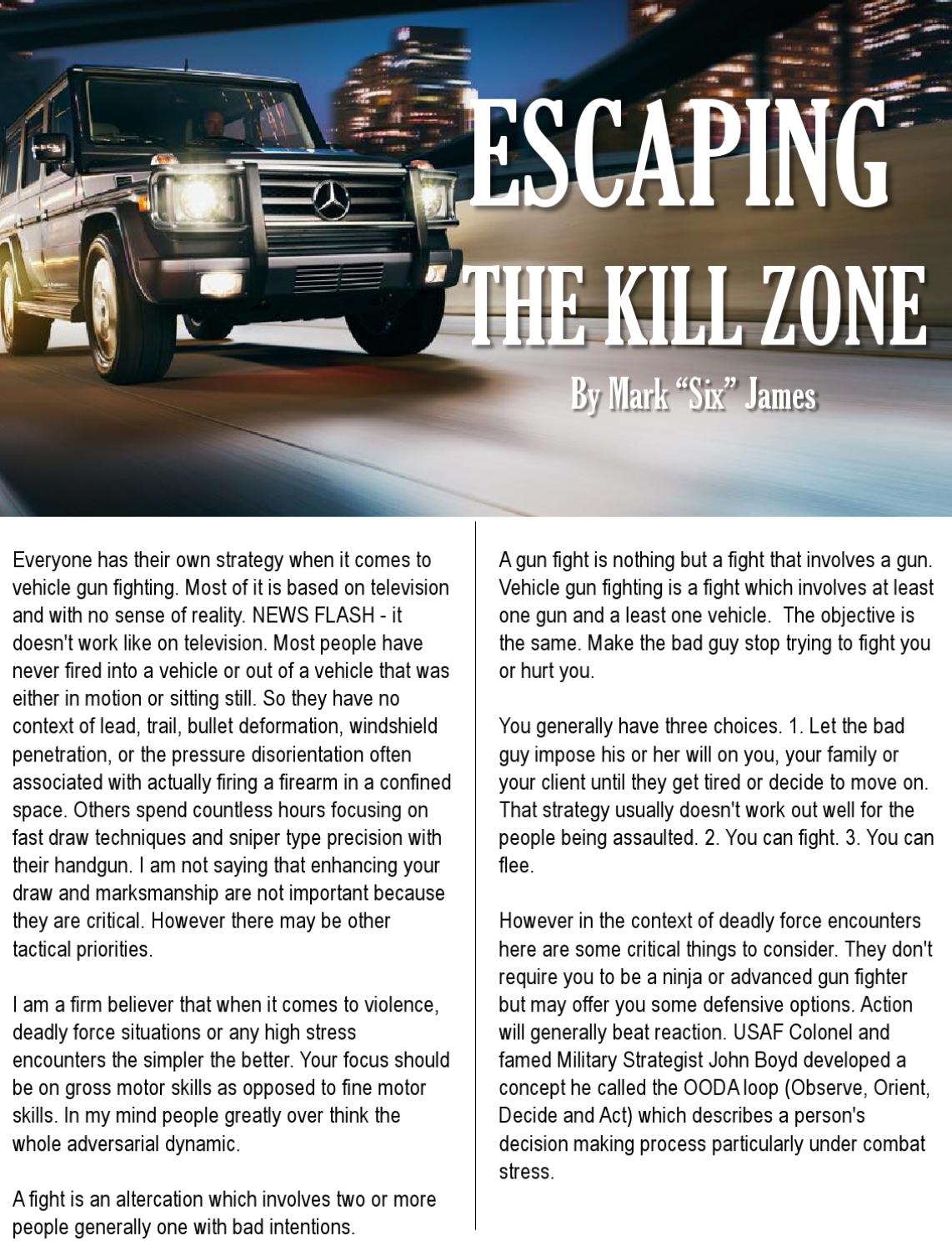 Escape the Kill Zone by Panther Protection Services - Issuu