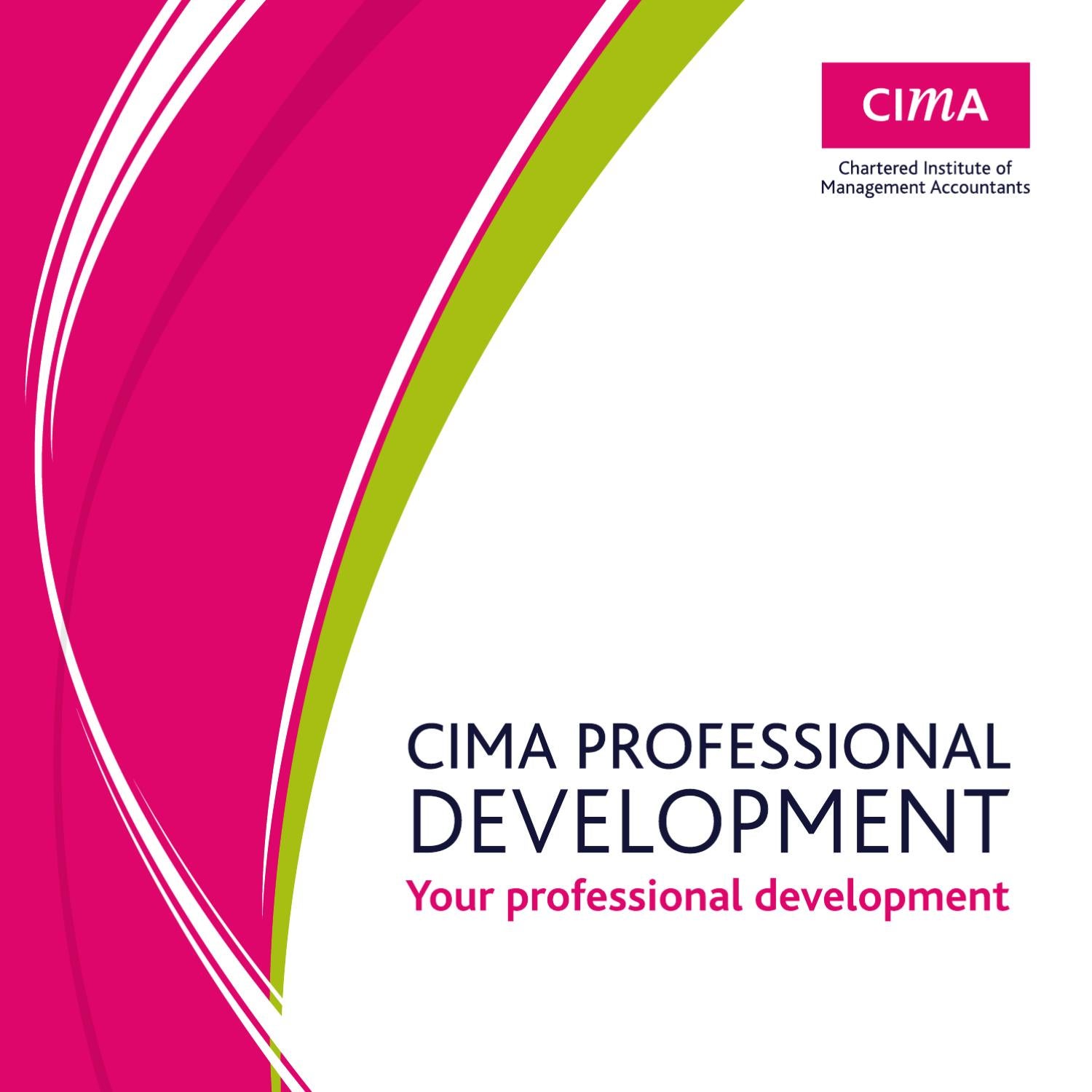CIMA professional development handbook by Chartered Institute of ...